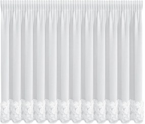 ZÁCLONA NA PÁSCE EVA MINGE ROSES8 300X120 CM BÍLÁ