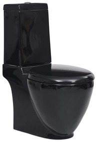Keramické WC kulaté spodní odpad černé,  141136