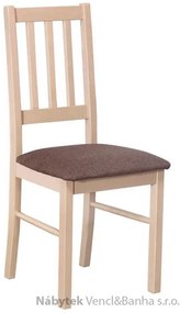 dřevěná čalouněná jídelní židle z masivu Boss 4 drewmi