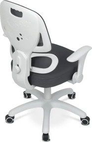 Dětská otočná židle šedá KA-K1063 GREY