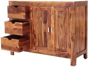 furniture-nabytek.cz - Rustikální komoda z masivního dřeva palisandr 120x90x45
