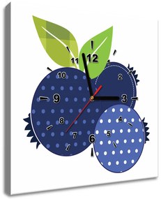 Gario Obraz s hodinami Borůvky Rozměry: 40 x 40 cm