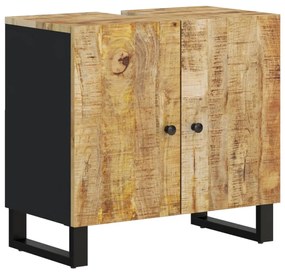 Umyvadlová skříňka 62 x 33 x 58 cm mangovník a kompozitní dřevo