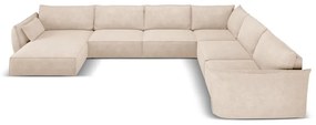 Béžová rohová pohovka (pravý roh) Vanda – Mazzini Sofas