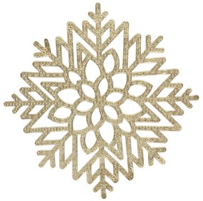 Vánoční prostírání kulaté STEA zlatá Ø 41 cm Mybesthome