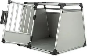 TRIXIE Přepravní box pro psy L-XL stříbrná / 84x91x75 cm / hliník, pla