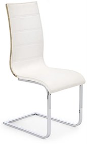 Jídelní židle Noma I bílá/dub sonoma
