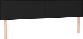 Box spring postel s matrací černá 160x200 cm textil 3129563