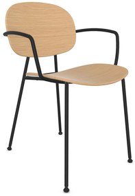 Infiniti designové židle Tondina Wood Armchair