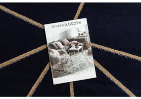 Dywany Luszczow Kusový koberec EMERALD EXCLUSIVE 1013 geometrický tmavě modrý / zlato Rozměr koberce: 80 x 150 cm