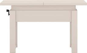 Rozkládací polohovací konferenční stolek HOGO 3v1 | 120-157x62,5-74,5x67 cm | síla horní desky 32 mm | kašmír/nohy kašmír