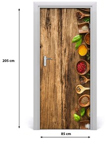 Fototapeta na dveře samolepící Kolorowe koření 85x205 cm