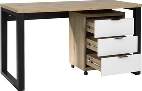 ADRK Furniture Stůl s kontejnerem MARO I ADRK-DE-MAR-I-B-ART
