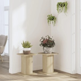 Stojany na rostliny 2 ks dub sonoma 30 x 30 x 40 cm kompozit 3307848