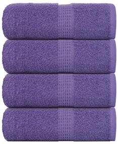Ručníky pro hosty FROGN 4 ks fialové 30x50 cm 360 g/m² 136876