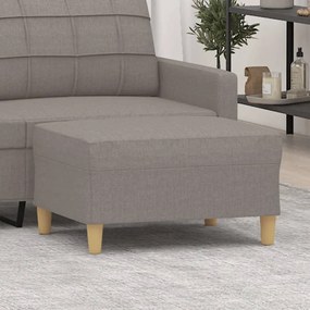 vidaXL Podnožka taupe 70x55x41 cm textil