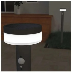 LED Solární lampa se senzorem LED/2W/3,7V 1200 mAh IP44 80 cm