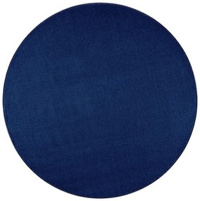 Hanse Home Collection koberce Kusový koberec Nasty 104447 Darkblue - 200x200 (průměr) kruh cm