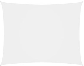 vidaXL Stínící plachta oxfordská látka obdélníková 3 x 4 m bílá