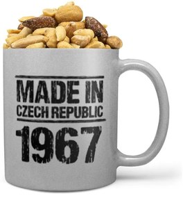 Hrnek Made In (rok: 1967, Náplň hrníčku: Směs slaných oříšků)