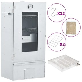 Grilovací trouba / udírna s generátorem kouře pozinkovaná ocel 3200767