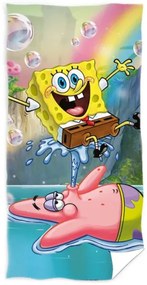 Carbotex Osuška Sponge Bob Vodotrysk 70x140 cm