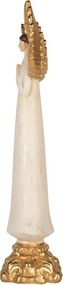 Dekorace figurka Anděl s korunkou - 27*18*78 cm