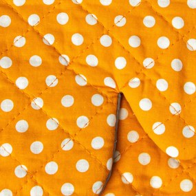 TextilCentrum.cz Kuchyňská chňapka bavlna / teflon HOME POINT, oranžová s puntíky, 27x17cm 2ks (pravá, levá)