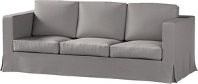 Potah na pohovku IKEA Karlanda 3-místná nerozkládací, dlouhý barva šedá látka pletený vzor