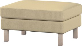 Potah na podnožku IKEA Karlstad barva zelená látka pletený vzor