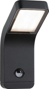 P 94745 LED venkovní nástěnné svítidlo Kulma pohybové čidlo IP44 90x174mm 3000K 7,5W 230V antracit hliník - PAULMANN