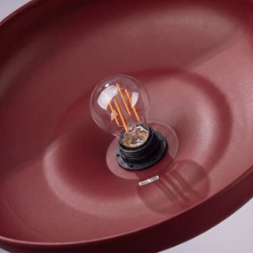 Sollux Lighting Závěsné svítidlo GINA bordó