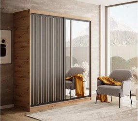 ADRK Furniture Posuvná skříň Delia 180 ADRK-SW-DEL-AB-180