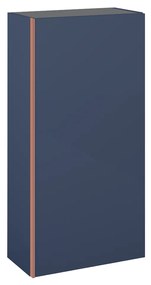 Elita Look, závěsná boční skříňka 40x21, 6x80 cm 1D, modrá matná, ELT-168584