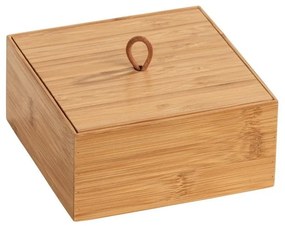 Bambusový box s víkem Wenko Terra, šířka 15 cm