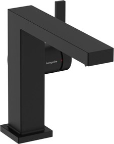 Hansgrohe Tecturis E, páková umyvadlová baterie 110 Fine CoolStart EcoSmart+ s odtokovou garniturou, černá matná, HAN-73023670