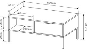 Obývací stěna LARS A | 4 díly | 430 cm + 96,9x60 cm | antracit