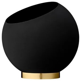 Květináč Globe Black 30 cm AYTM