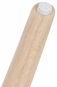 Křeslo ušák potah šedá manšestrová látka dřevěné nohy masiv AK-314 GREY2