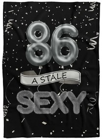 Deka Stále sexy – Černá (věk: 86, Podšití beránkem: NE)