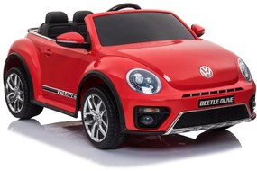 HračkyZaDobréKačky Elektrické autíčko VW Beetle Dune červené