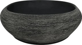 vidaXL Umyvadlo na desku pískové a oválné 59x40x14 cm keramika [155091] Barva: Hnědá