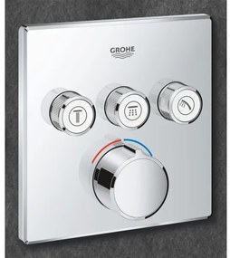 GROHE 29149000 - Krytka podomítkové baterie SMARTCONTROL 158 × 158 mm chrom