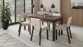 ADRK Furniture Sada stůl s židlemi RODOS 80 SE-ROD-80-DW