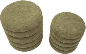 Khaki taburety v sadě 2 ks Nordic Style – Mauro Ferretti