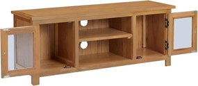 TV stolek 110 x 35 x 44 cm masivní dubové dřevo 327435
