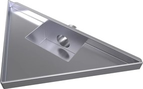 B-TRIANGL 30 Chrom Odtoková vpusť rohová