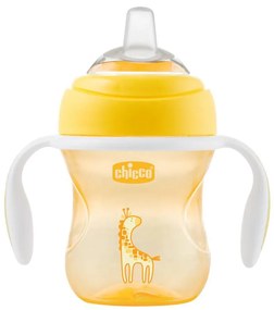 Chicco Hrneček učící Transition s držadly 200 ml, 4m + Žlutý