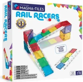 MAGNA-TILES Magnetická stavebnice Rail Racers / 33 dílů / od 3 let