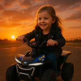 Elektrické autíčko QUAD Kids E-ATV černé